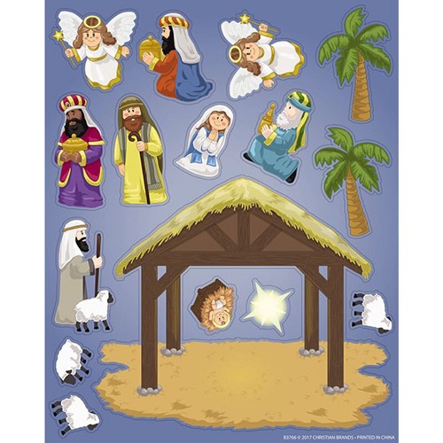 Make your own nativity sticker scene sti - De Wedloop